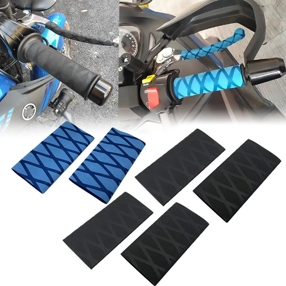 Universal-Non-slip-Rubber-Grip-Glove-Motorcycle-Handle-Cover-Deformable ...