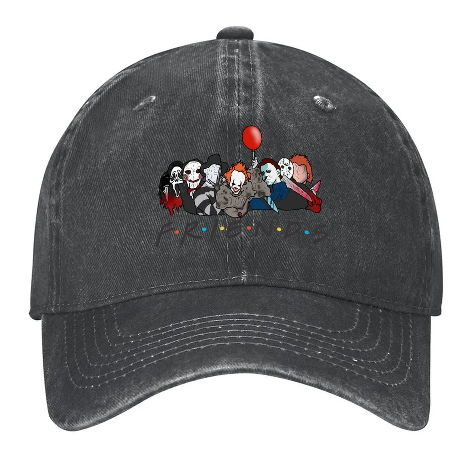 Horror Movie Friends Baseball Cap custom caps fishing caps man sun caps ...