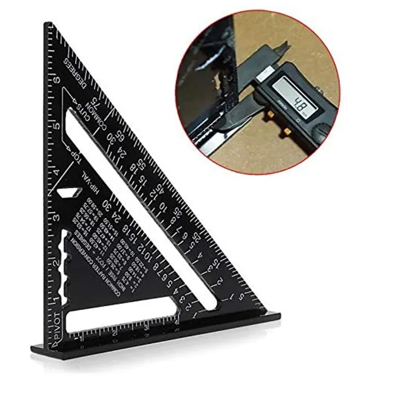 professional-Metal-Measureing-Square-Ruler-for-Woodworker-carpentry ...