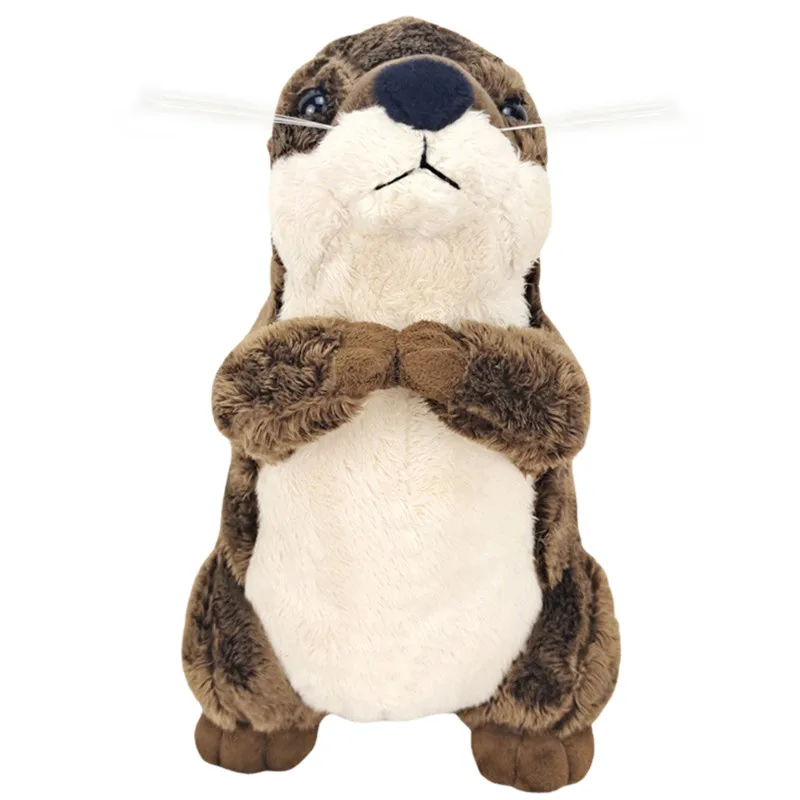 18cm-Cute-Otter-Doll-Standing-River-Otter-Plush-Toys-Mini-Size-Real ...