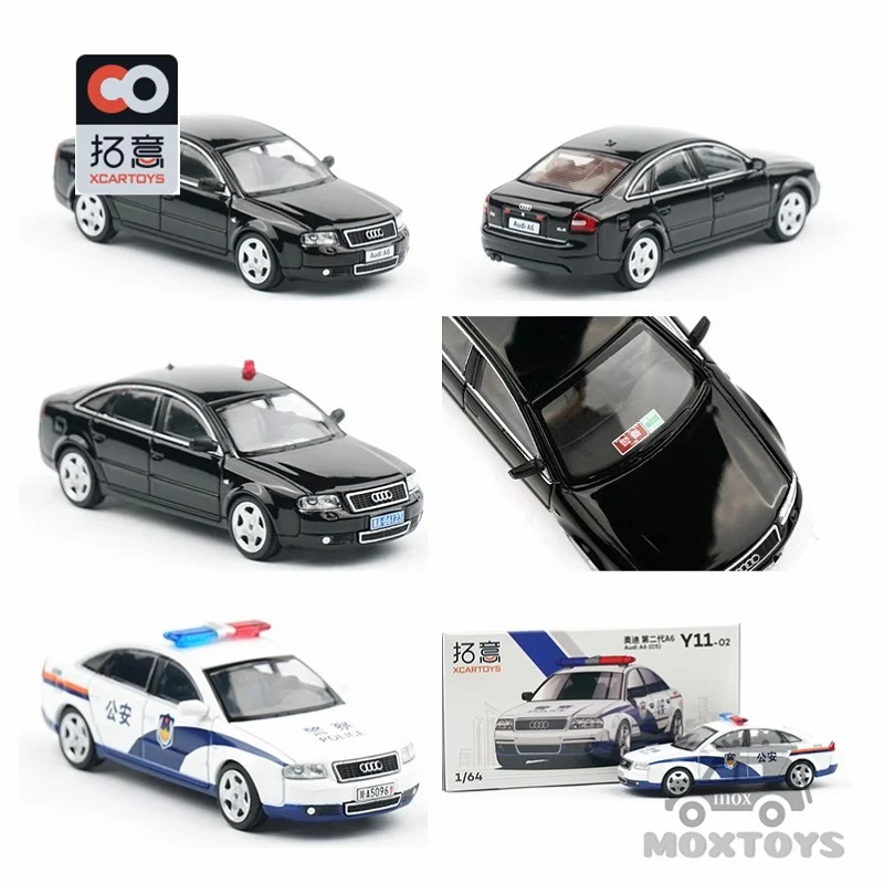 XCarToys 1:64 A6 C5 Black /Police Diecast Model Car| | - AliExpress