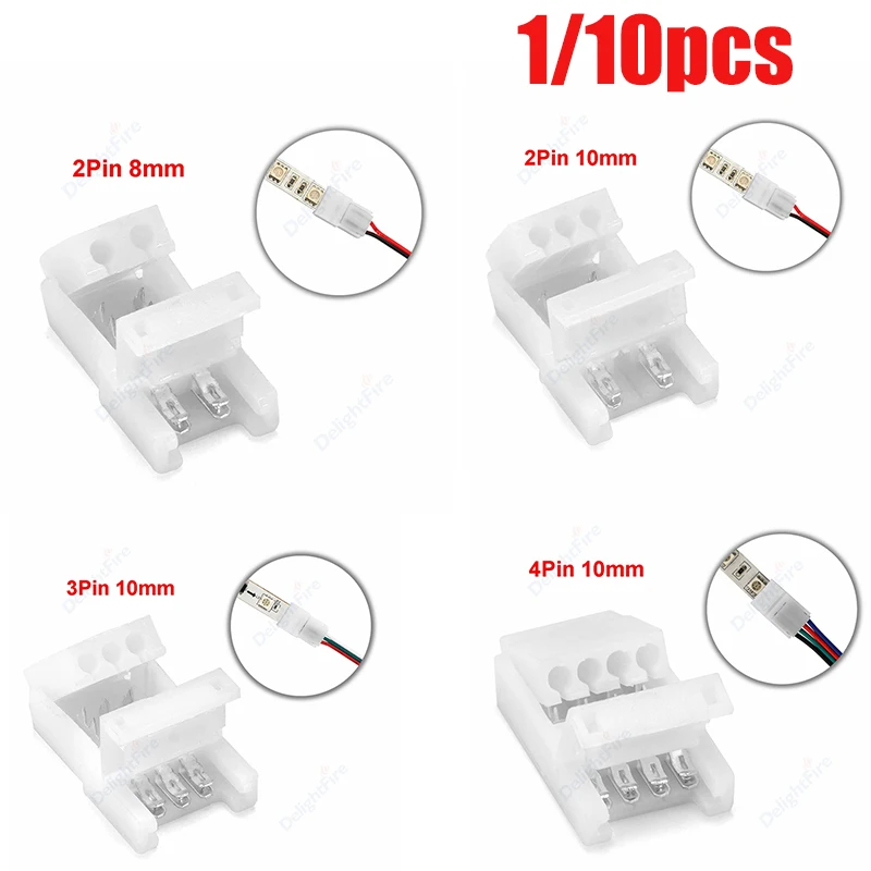 2-3-4-Pin-8mm-10mm-Strip-to-Wire-Connector-Terminal-LED-Wire-Connector ...
