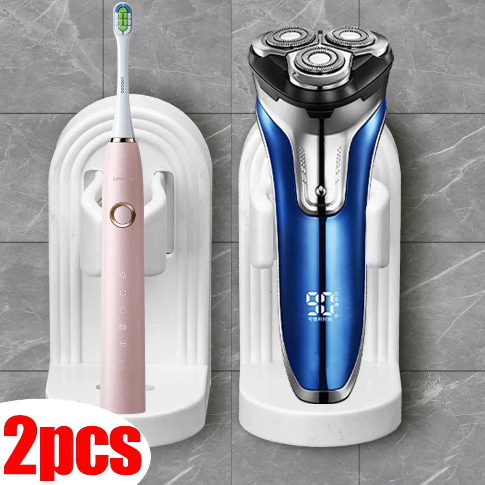 Wall-Mounted-Shaver-Rack-Electric-Toothbrush-Storage-Rack-Electric ...