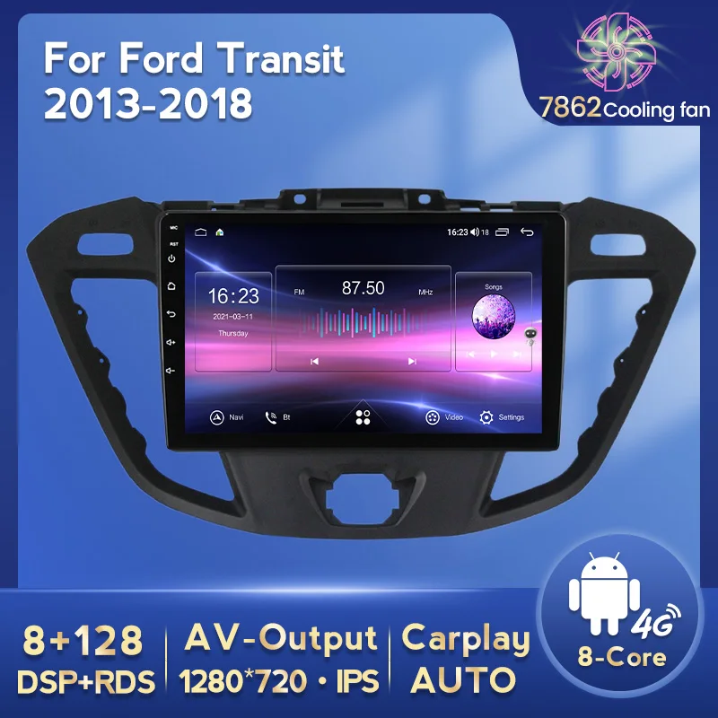 Navi player multimídia de carro, para ford tourcustom 128 1280, rádio ...