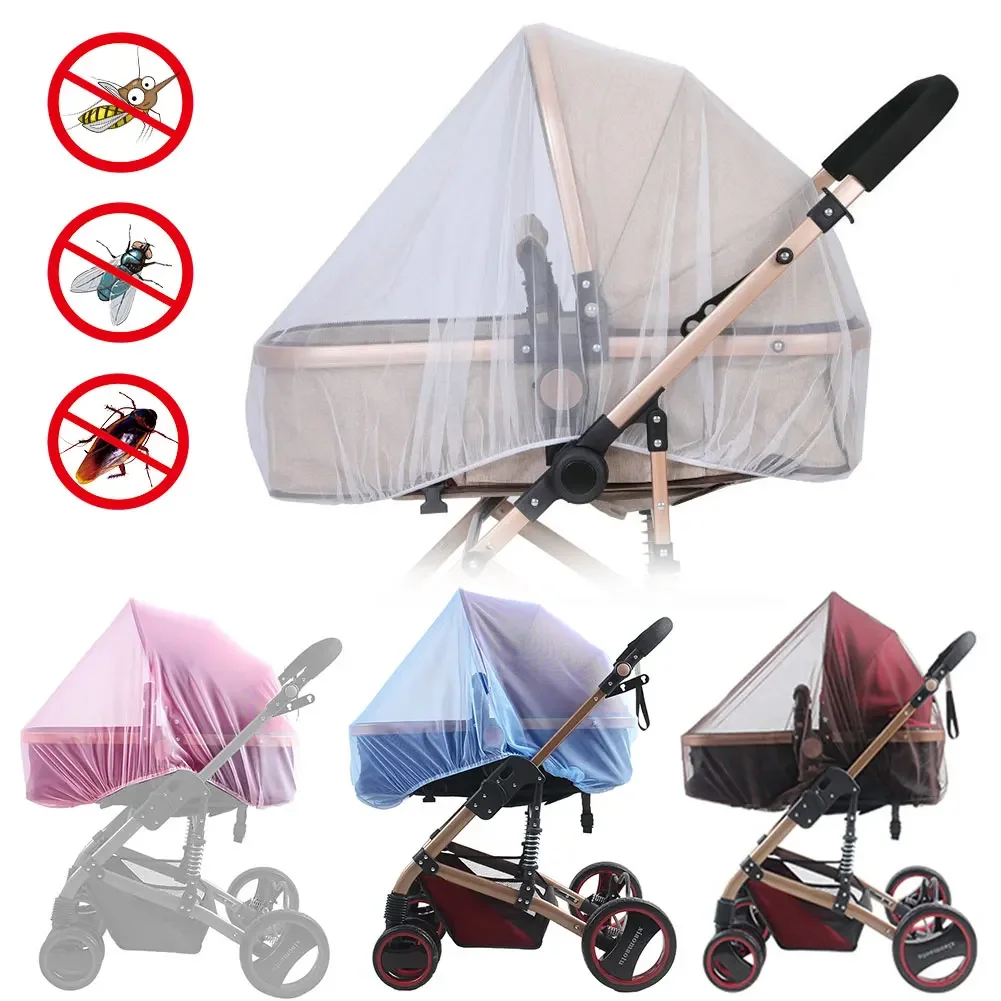 Mosquito-Net-For-Baby-Stroller-Summer-Pram-Insect-Shield-Net-Infants ...