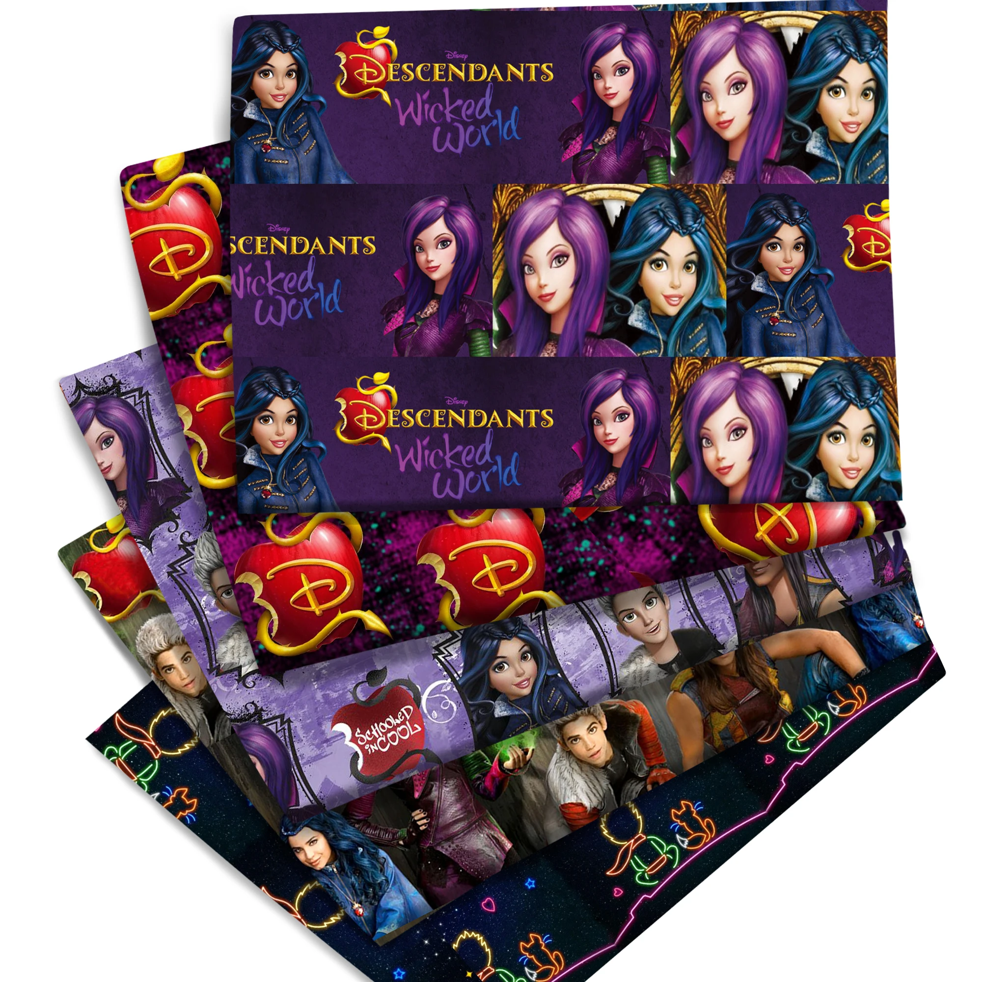 Sale Disney DESCENDANTS Prince Cotton Fabric Cloth Sewing Quilting for ...