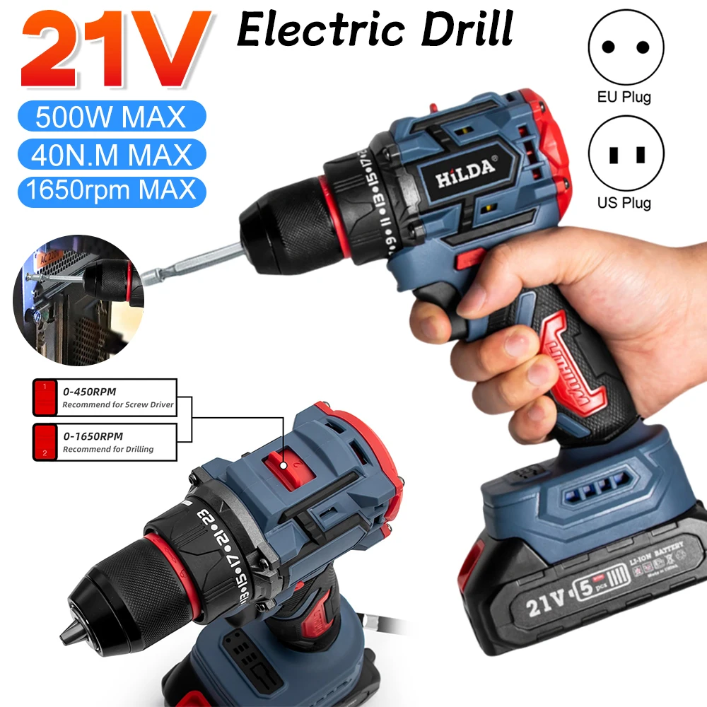 Taladro-el-ctrico-inal-mbrico-con-bater-a-de-litio-recargable ...