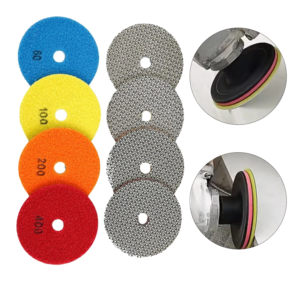 4Inch-Electroplated-Diamond-Dry-Polishing-Pad-For-Granite-Marble ...