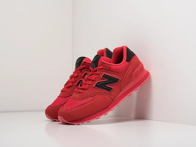 New Balance 574 Red Suede
