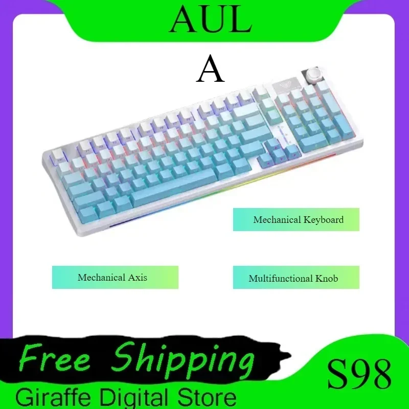 AULA-S98-wireless-mechanical-keyboard-and-mouse-set-three-mode ...