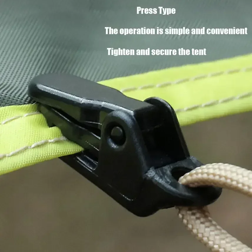 10pcs Outdoor Tent Tarp Clip Jaw Grip Camp Gripper Tarpaulin Trap ...