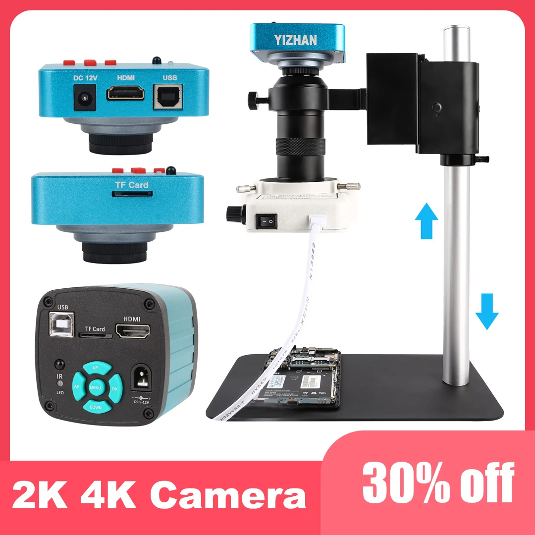 48MP-38Mp-4K-2K-HDMI-USB-Industrial-Digital-Video-Microscope-Camera ...
