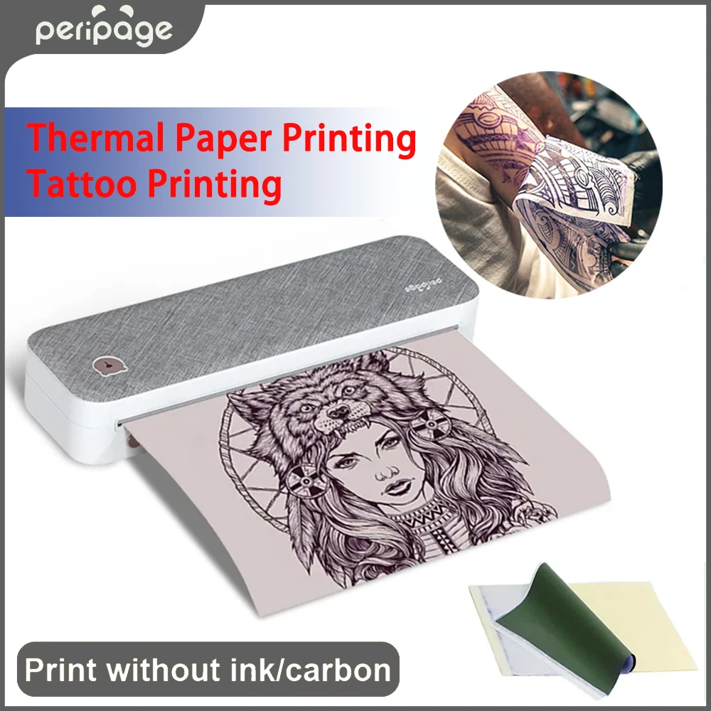 Peripage-A40-Mini-Thermal-Printe-Tattoo-Transfer-Portable-Printe ...
