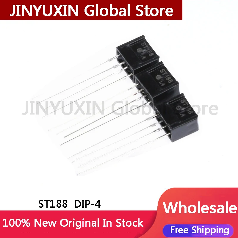 10-100Pcs ST188 DIP-4 infrared photoelectric sensor reflective ...