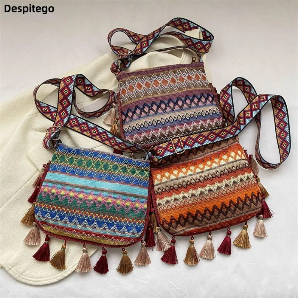 Ethnic-Style-Women-s-Bag-Tassel-Large-Capacity-Colorful-Crossbody-Bags ...