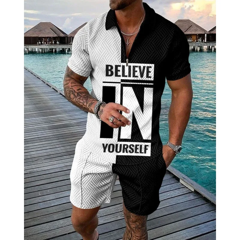 2024-Summer-Vintage-Tracksuit-Luxury-Men-s-Polo-Set-Casual-Stylish ...