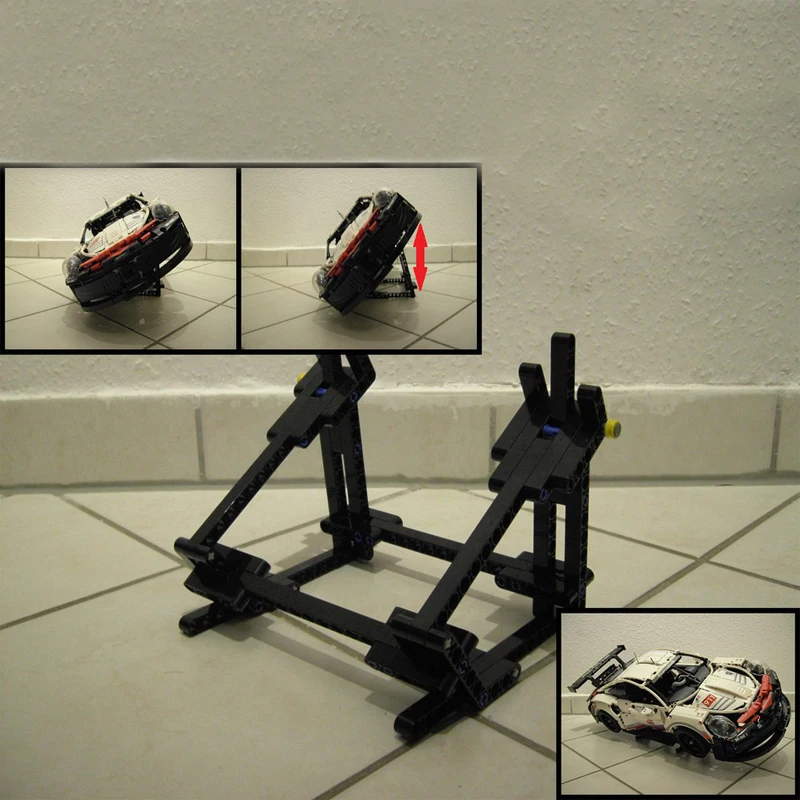 79PCS-MOC-1-8-scale-Adjustable-Side-Vertical-Custom-stand-42096 ...