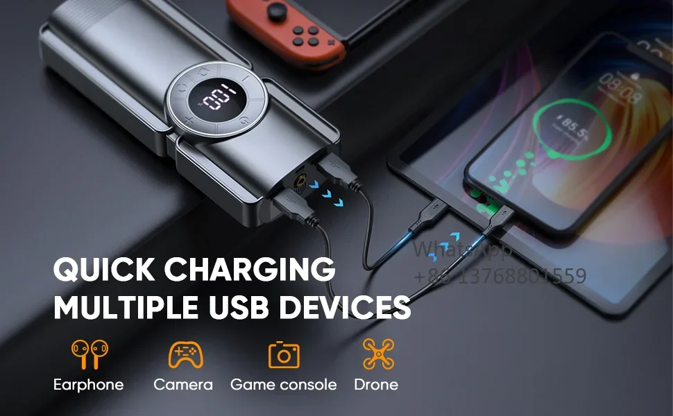 Portable 20000 Mah Super Capacitor Jumper Battery Pack Car Booster ...