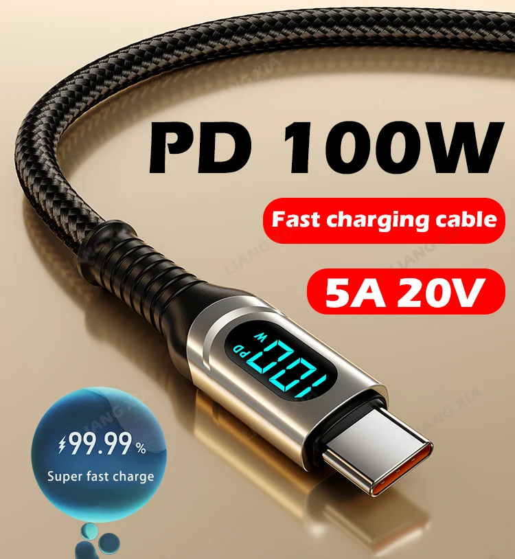 PD-100W-5A-20V-USB-Type-C-With-E-Marker-Chip-Led-Digital-Display-Super ...
