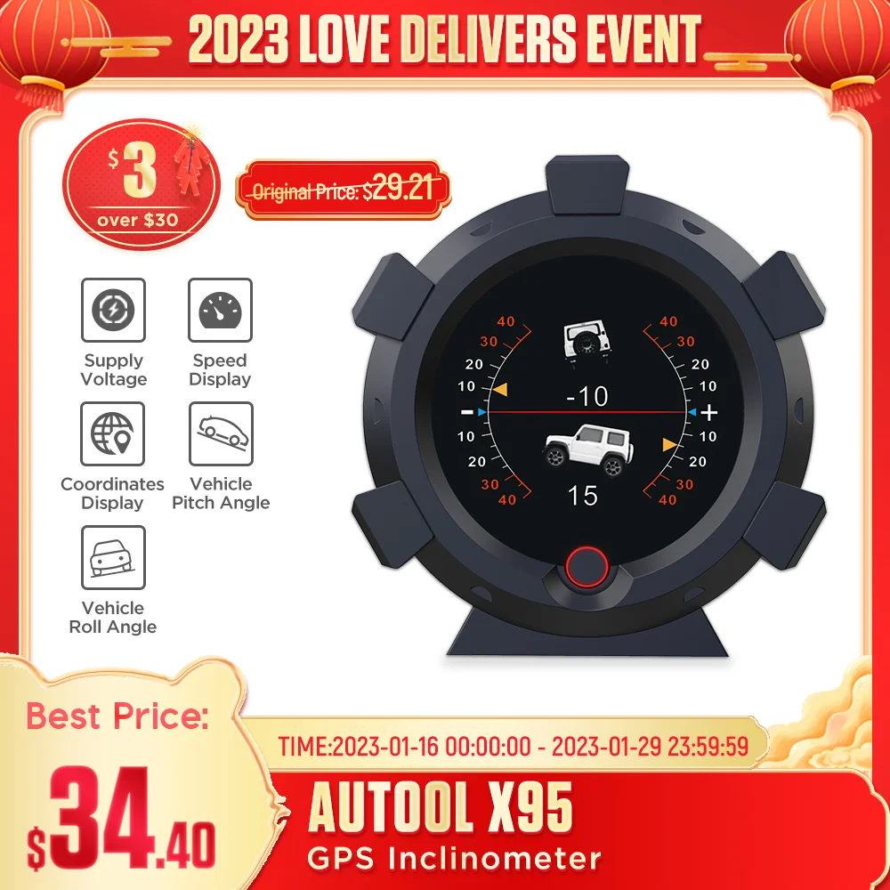 AUTOOL-X95-Car-4x4-Inclinometer-Provide-Slope-Angle-Speed-Satellite ...