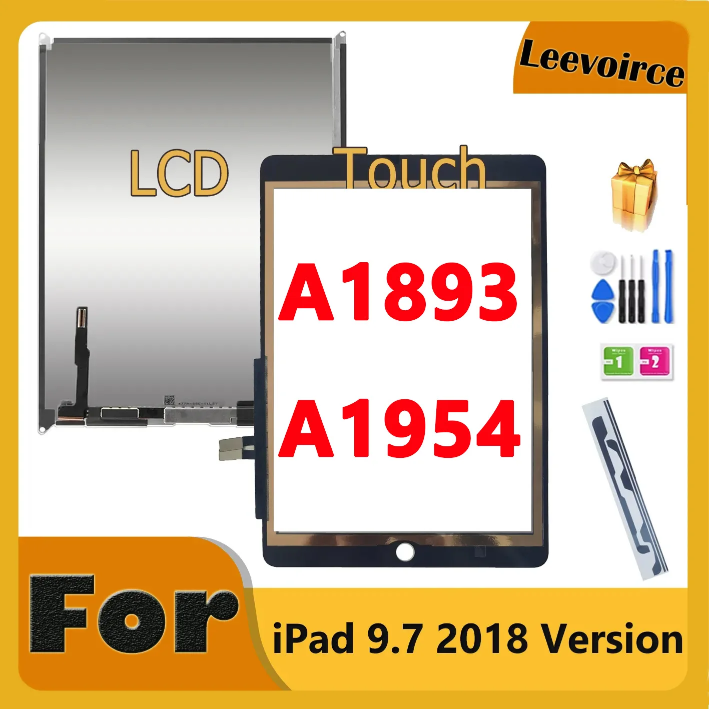 LCD-Touch-For-iPad-6-6th-Gen-2018-A1893-A1954-Touch-Screen-Digitizer ...