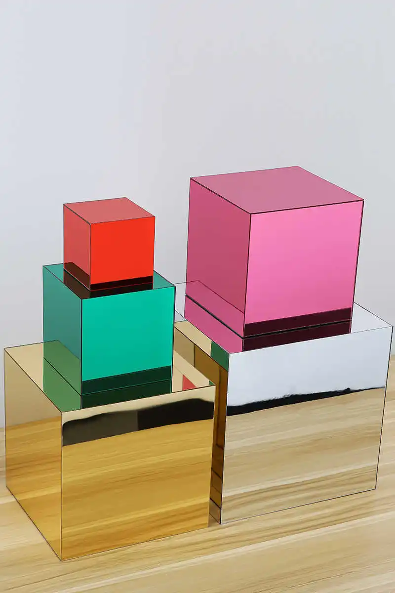 Acrylic Cube Box Display Risers for Store Shoes,Bags and Wallets ...