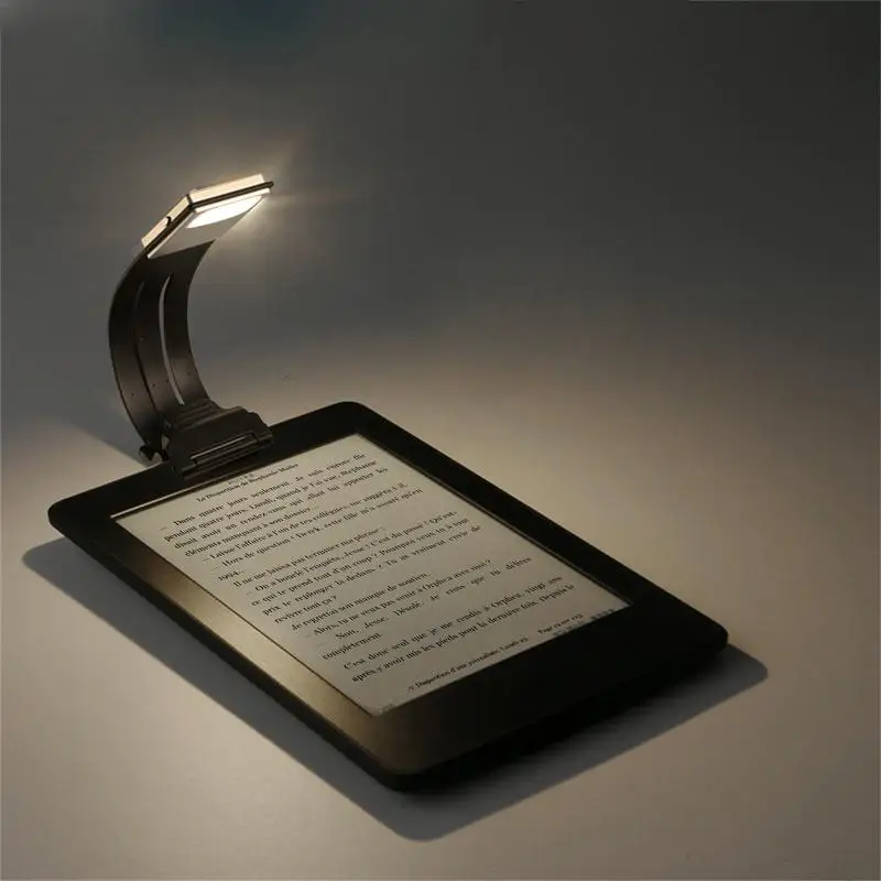 Portable-LED-Reading-Book-Light-With-Detachable-Flexible-Clip-USB ...