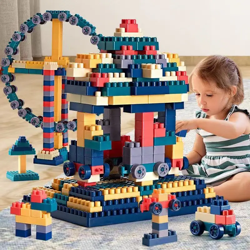 Big-Size-Building-Blocks-City-Colorful-DIY-Creative-Bricks-Classic ...