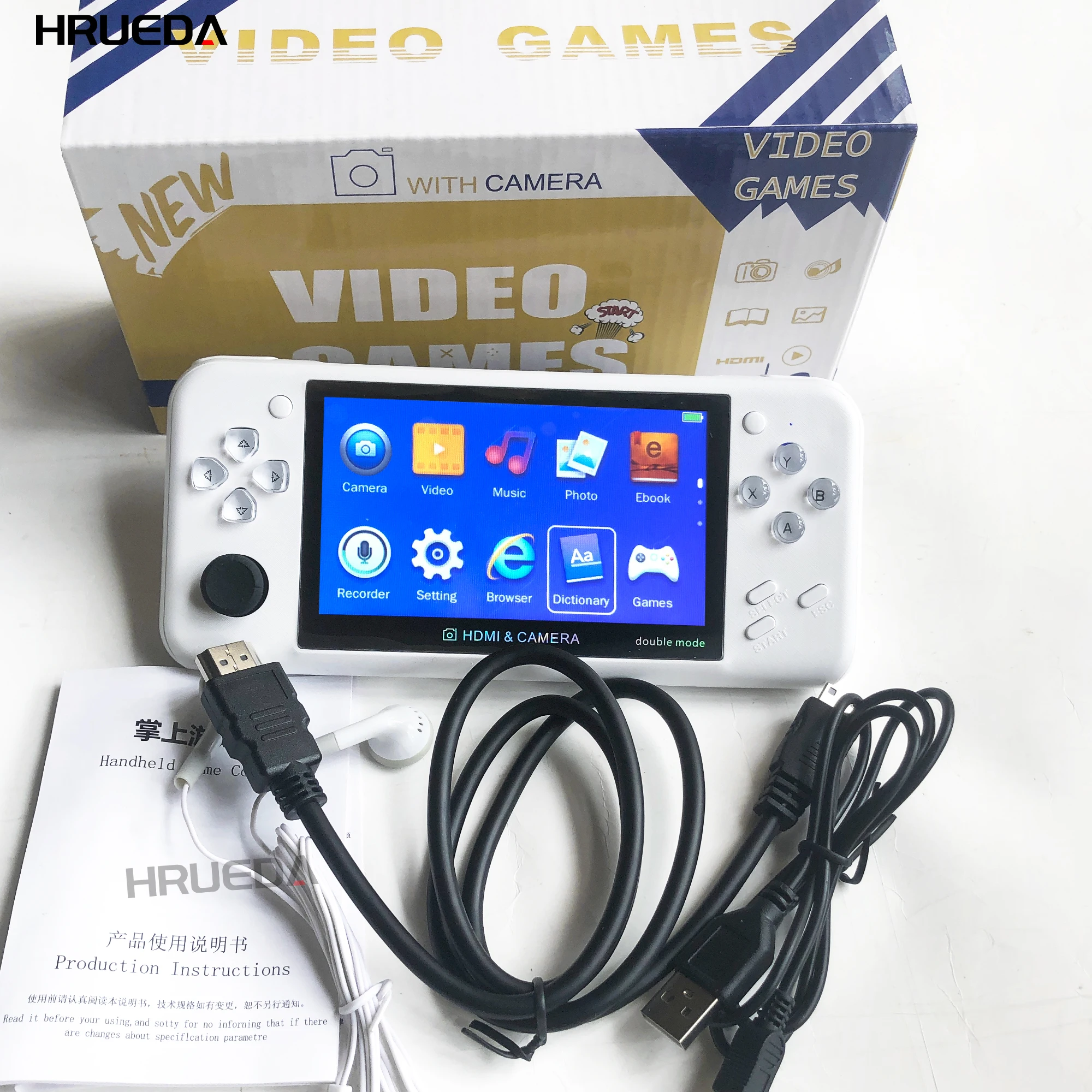 NEW XY-10 8G 4.3inch Game Console Portable Camera MP5 LCD Rechargeable ...