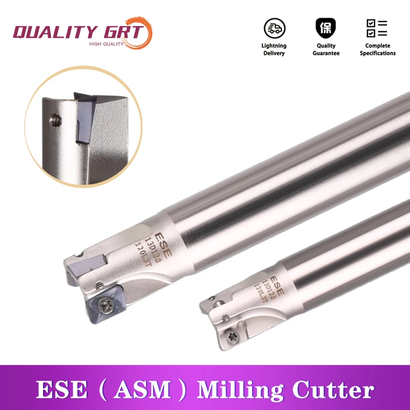 Q.Grt ESE ASM milling cutter small hole deep cavity double-edged small ...