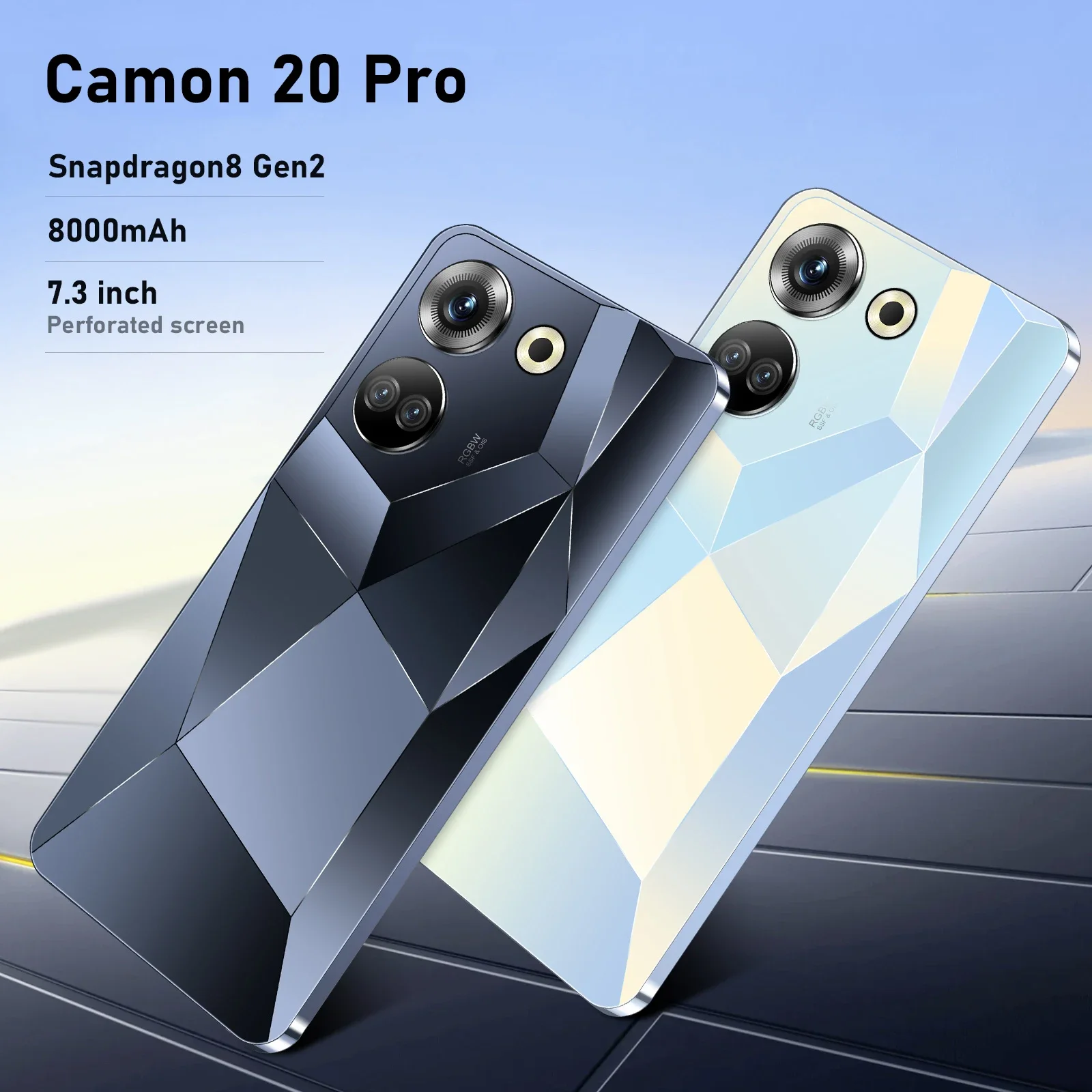 2025 New Smartphones 16GB+1TB Camon 20 Pro Google NFC celulares 7.3 ...