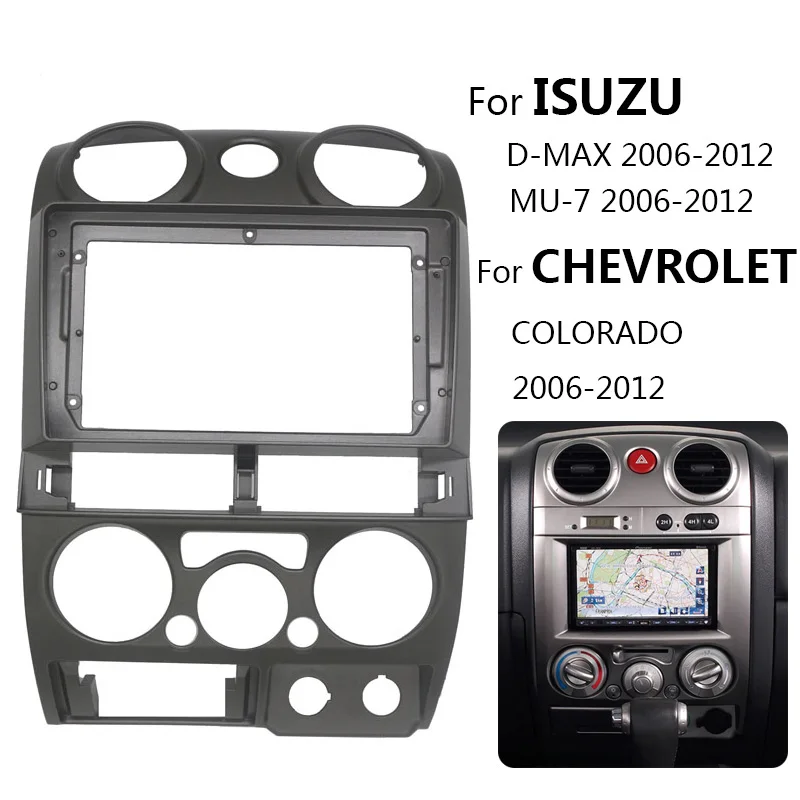 9 Inch Big Screen Auto Stereo Head Unit Fascia For Isuzu D-max/mu 7 ...