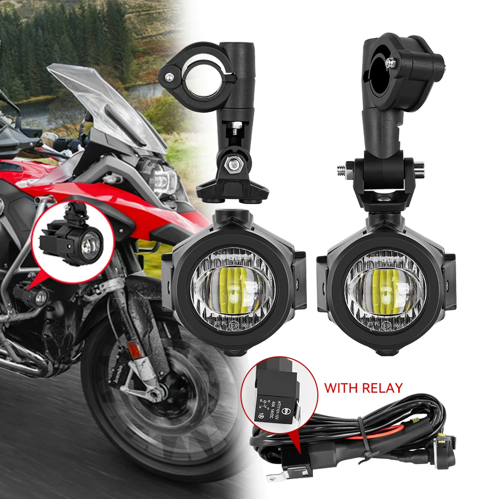 Luz-antiniebla-Universal-para-motocicletas-faro-Led-auxiliar-de ...