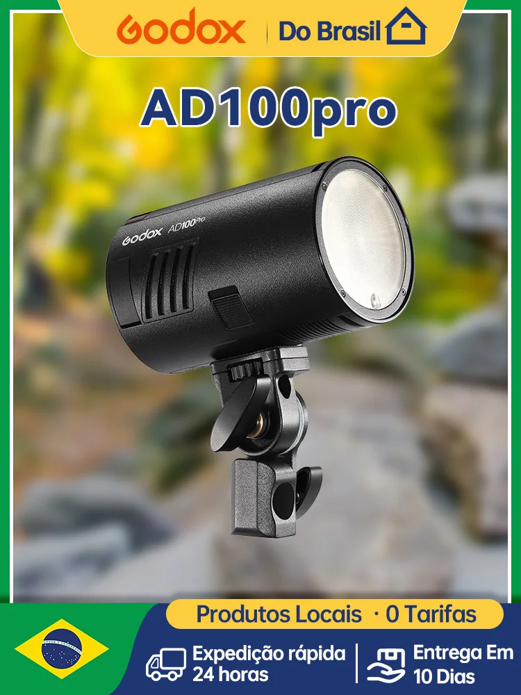 Godox-AD100Pro-AD100-PRO-Outdoor-C-mera-Ao-Ar-Livre-Flash-Light-TTL-HSS ...