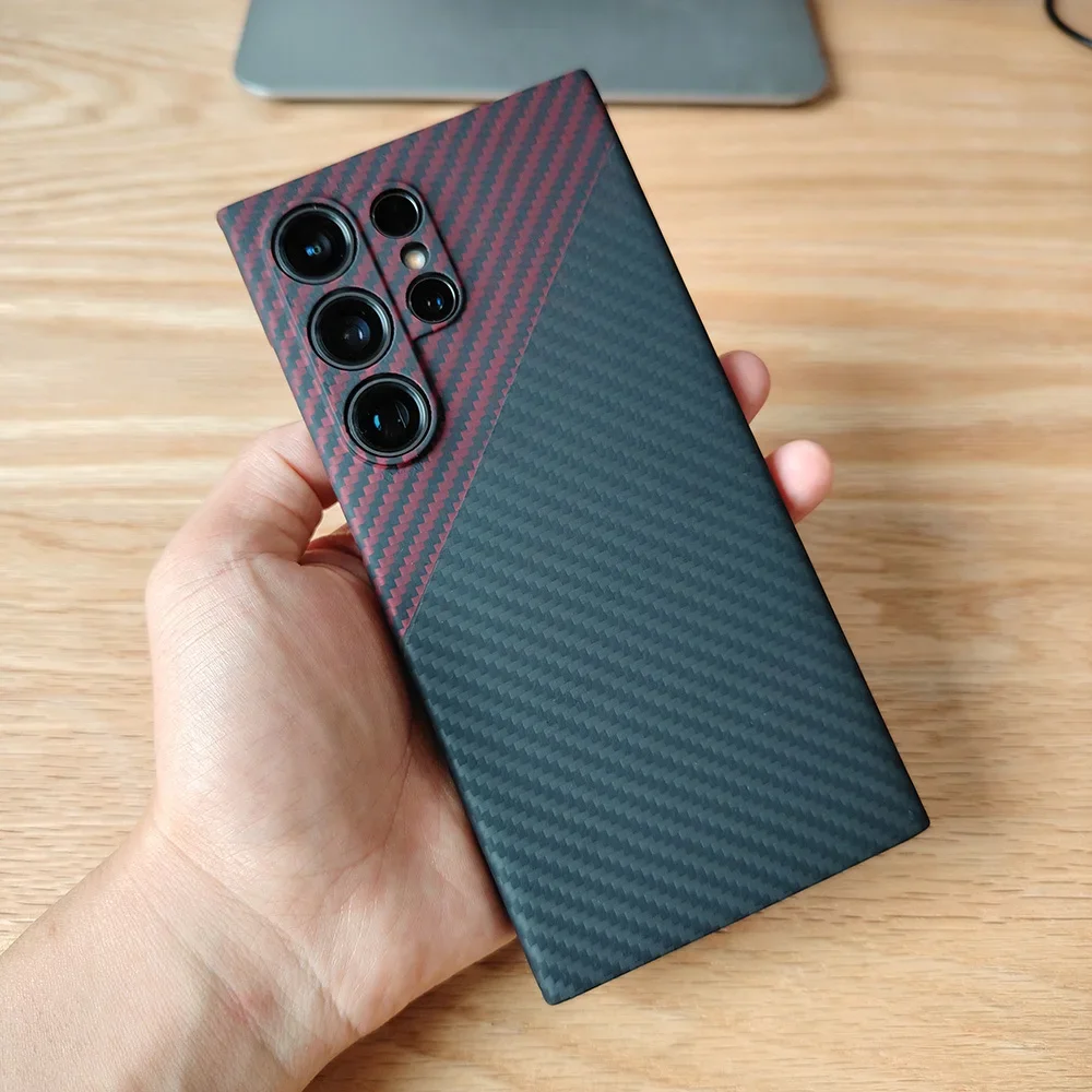 HKFD-funda-de-tel-fono-Kevlar-para-s24u-S24-U-carcasa-de-fibra-de ...