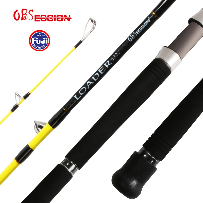 OBSESSION 1.76m5'8 Slow Jigging Rod Japan Fuji Parts Spinning Fishing ...
