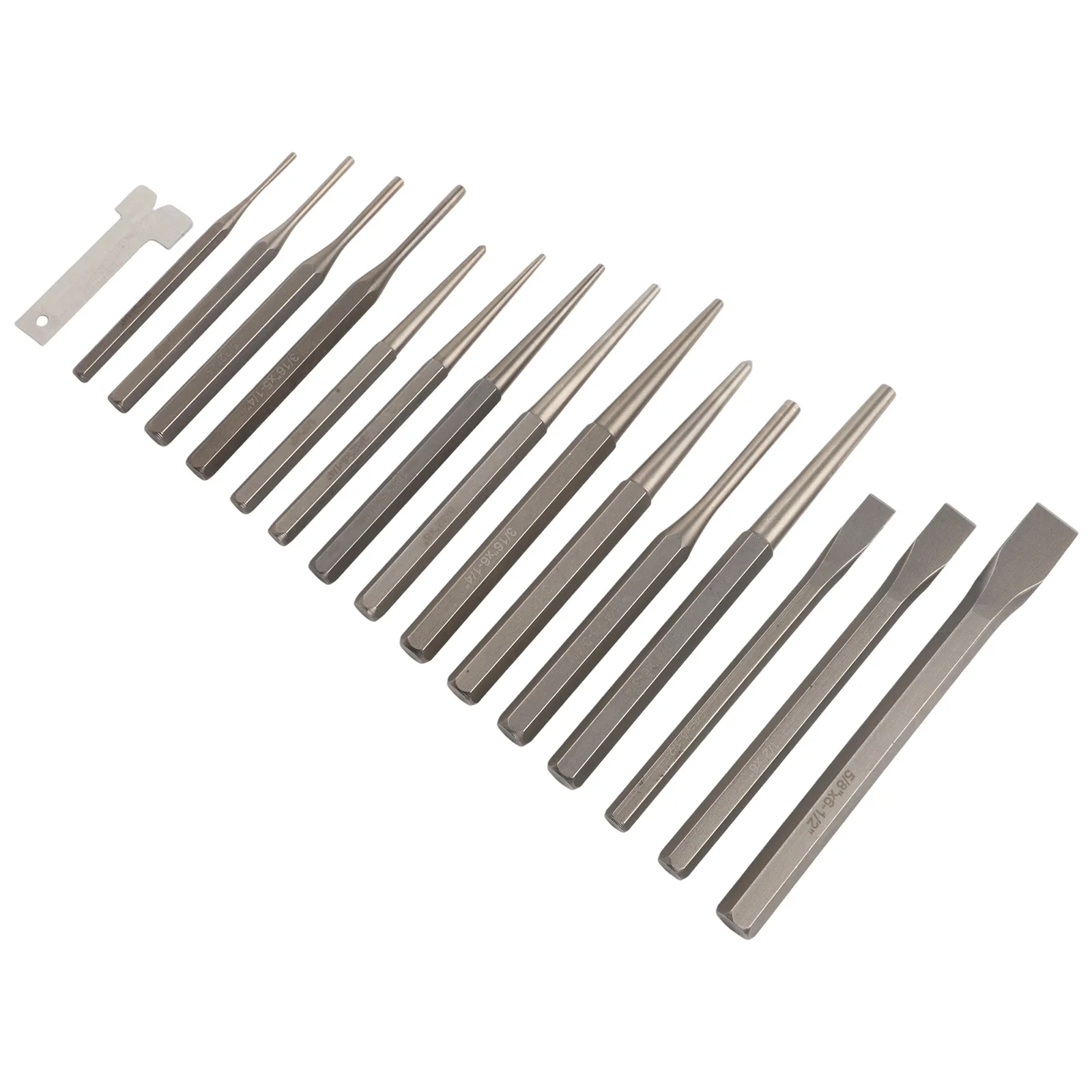 Metal Tools Chisel Set Workshop Tools 12 Pieces Metal Material Multi ...