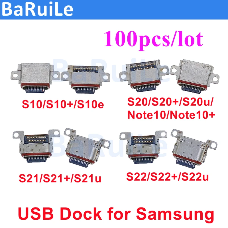 BaRuiLe-100pcs-For-Samsung-S23-S22-S20-Plus-S21-Ultra-Note-10-20-S10e ...
