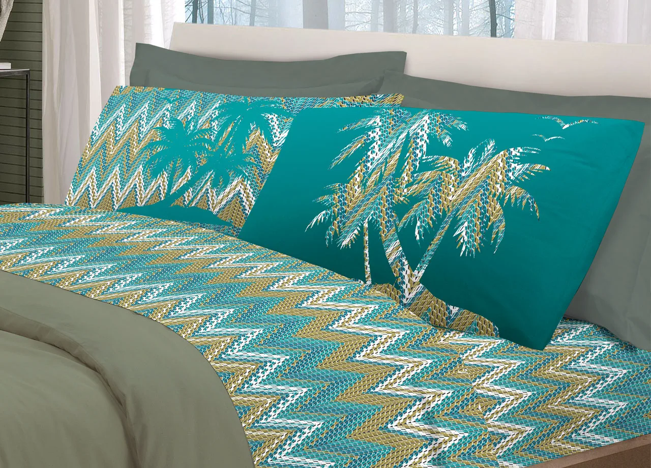Complete-thoughts-delicate-100-cotton-bed-sheets-Dis-Palms-barbed ...