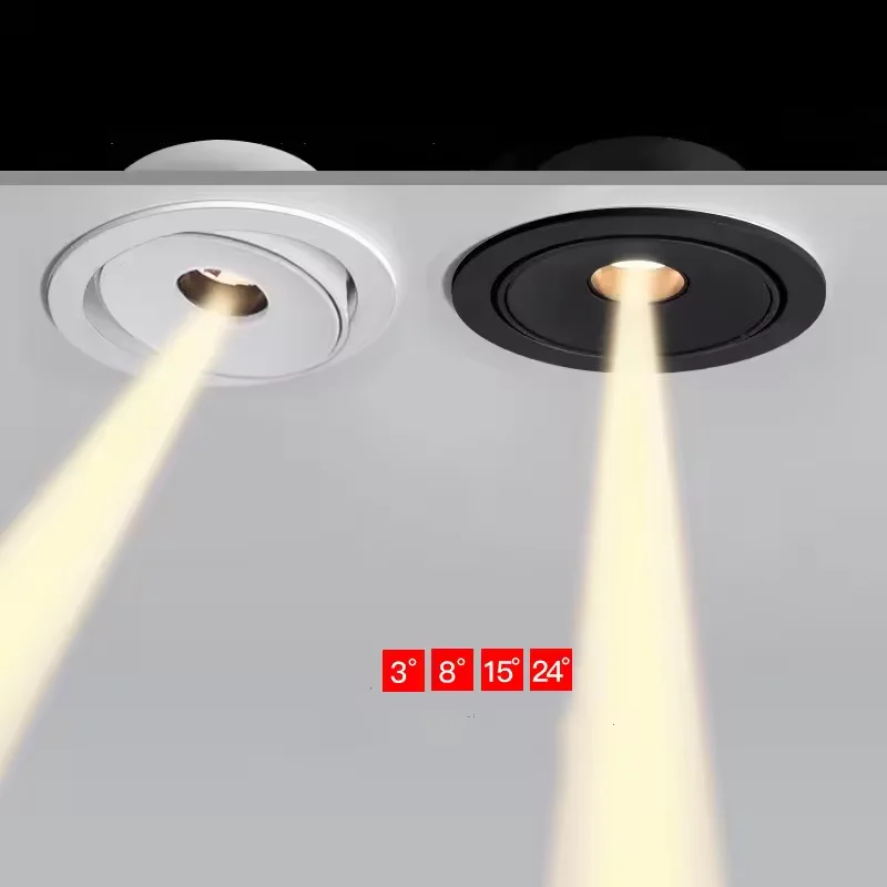 Ultra Thin Small Beam Angle Led Spotlights Spot Light Embedded 5W7W12W ...