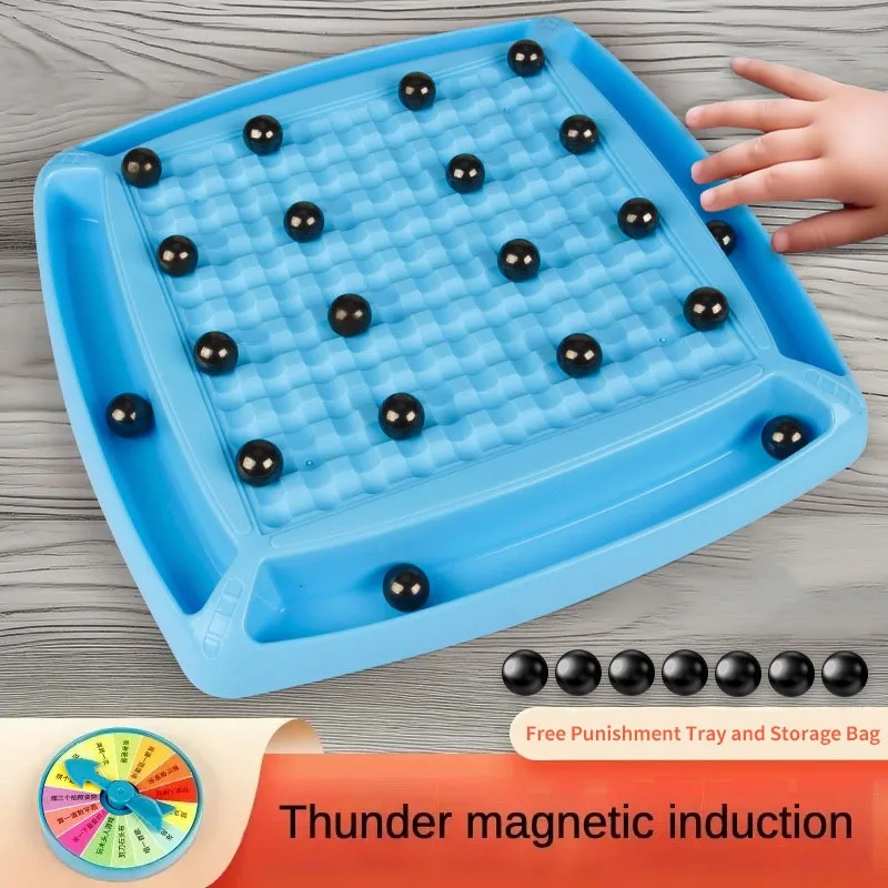 Puzzles-Magnetic-Game-Children-Chess-Magnets-Stones-Battle-Table-Board ...