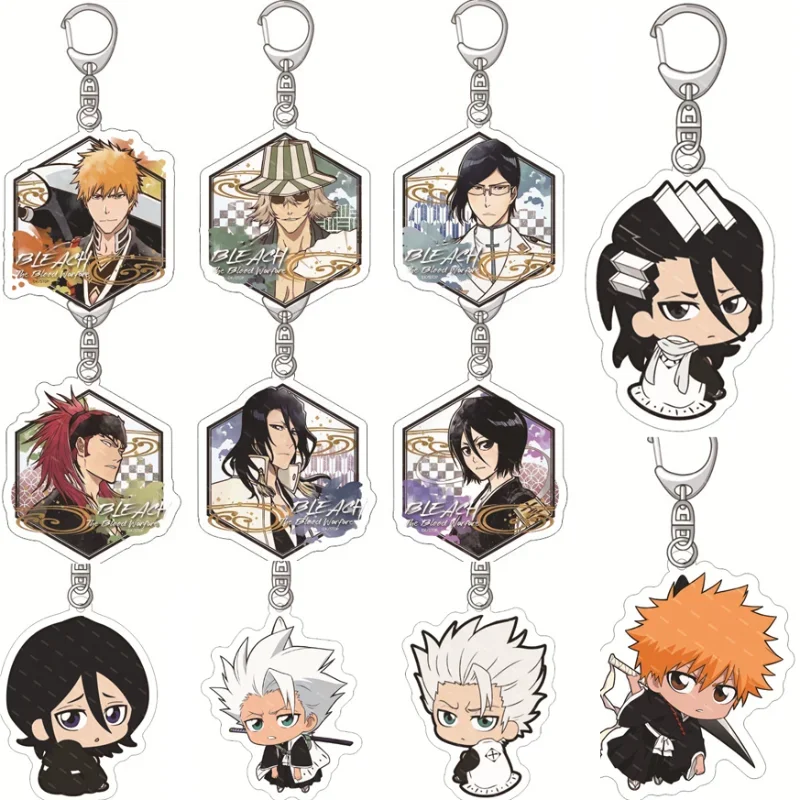 Classics-Anime-Acrylic-Bleach-Keychain-Fashion-Kurosaki-Ichigo-Ishida ...