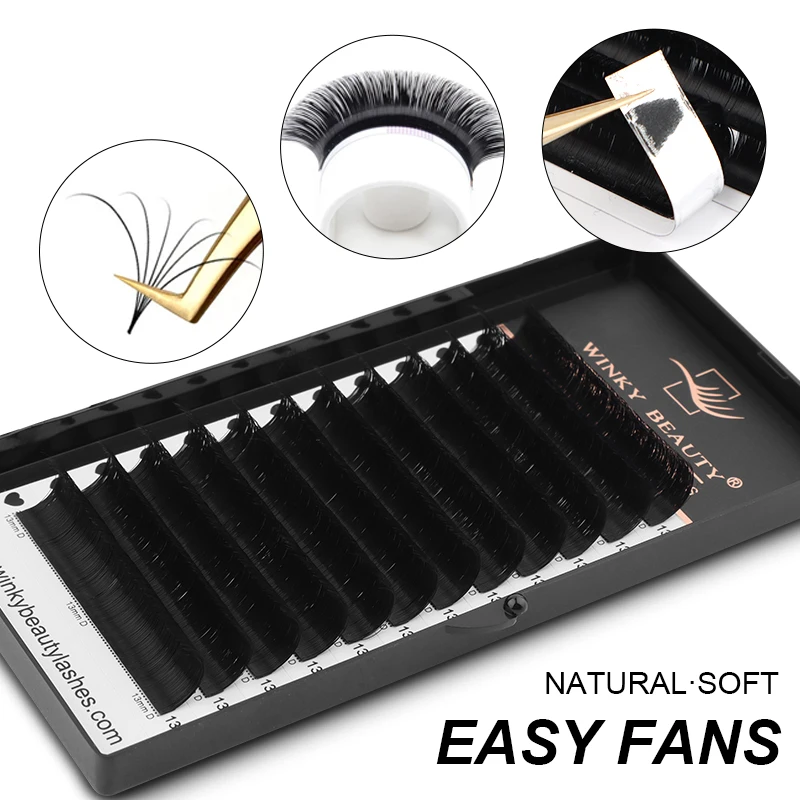 Winky-Beauty-Easy-Fans-Volume-Lashes-Extensions-Auto-Fans-Eyelashes ...