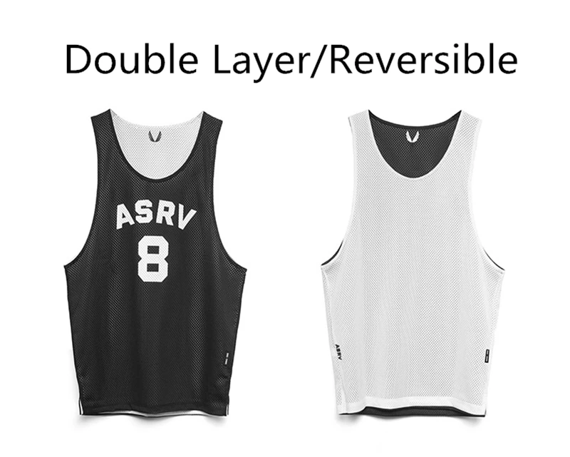 Double Layer Reversible Men's Sports & Fitness Tank Top - Men's Fitness ...