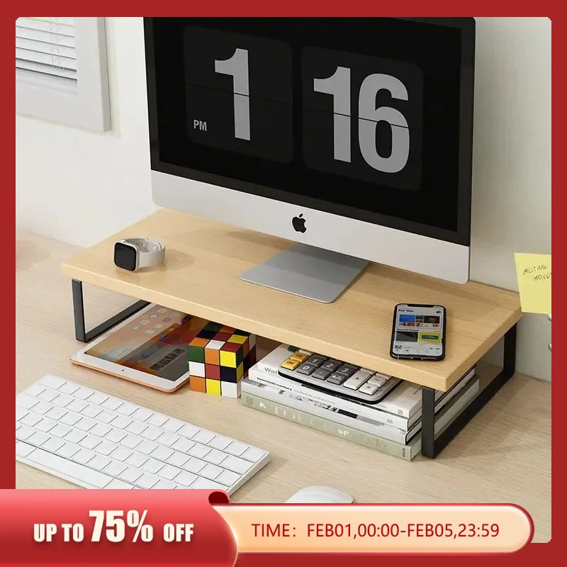 Computer-Monitor-Elevated-Monitor-Base-Home-Office-Storage-Rack ...