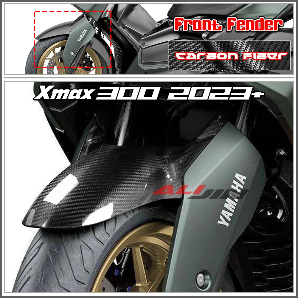 100-Real-Carbon-fiber-For-YAMAHA-Xmax-300-Xmax300-2023-2024-Motorcycle ...