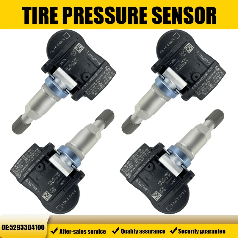 1/4PCS 433MHZ Tire Pressure Monitoring Sensor TPMS 52933D4100 ...