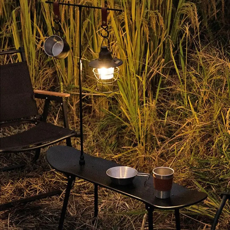 Outdoor-Folding-Table-With-Light-Pole-Camping-Skateboard-Table-Self ...
