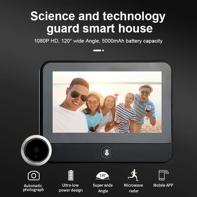 Tuya-APP-visitor-reminder-smart-cat-eye-safety-protection-doorway ...