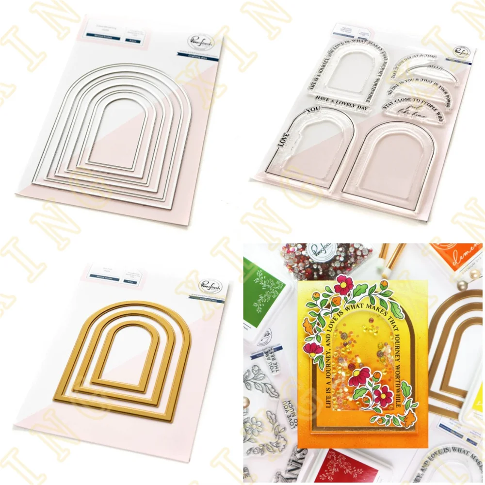 Around-the-Shape-Arches-Metal-Cutting-Dies-Clear-Stamps-Hot-Foil ...